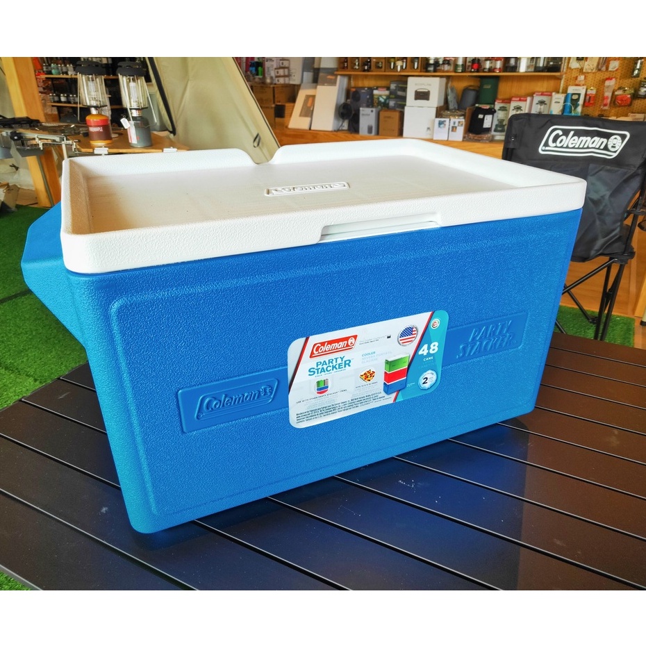 Coleman US 48 Can Party Stacker Cooler 20/48 | Shopee Thailand