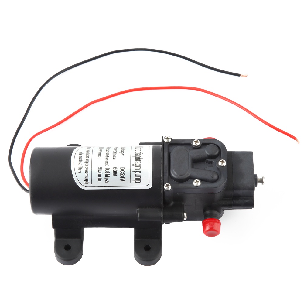 December305 24V 60W Mini Electric Water Pump 5L/m Flow Micro Diaphragm ...
