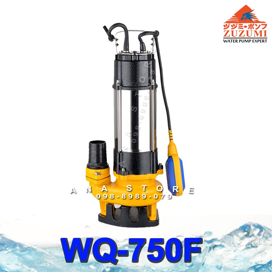 ปั๊มแช่ดูดโคลน ZUZUMI แท้ (สแตนเลส) WQ-series รับประกัน6เดือน | Shopee ...