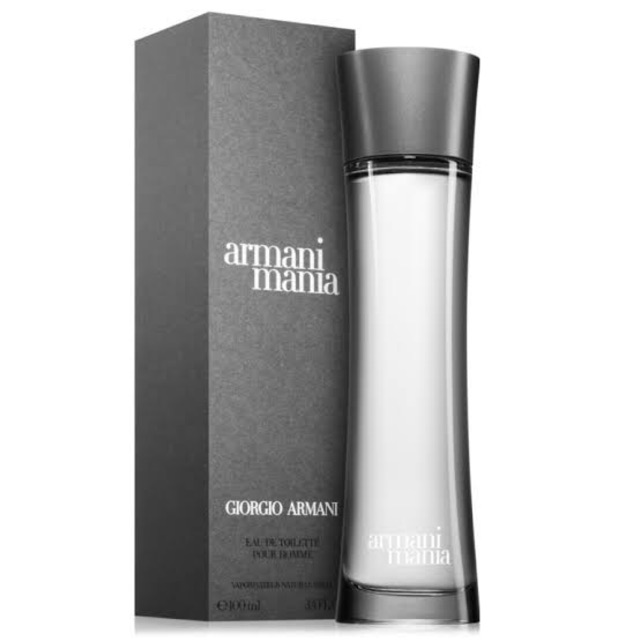 Armani Mania for men 100 ml. แท้ 100% มีกล่องซีน | Shopee Thailand