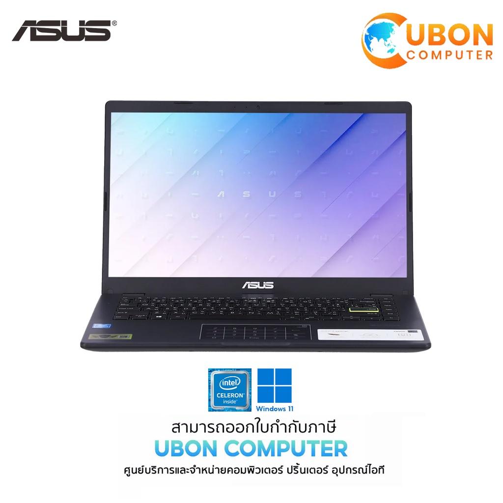 (ผ่อน0%) NOTEBOOK (โน๊ตบุ๊ค) ASUS L410MA-BVC03W INTEL WINDOWS 11 HOME ...
