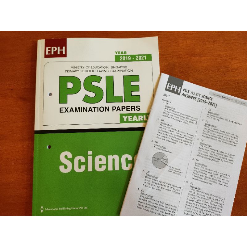 ข้อสอบ psle science 2019-2021 | Shopee Thailand