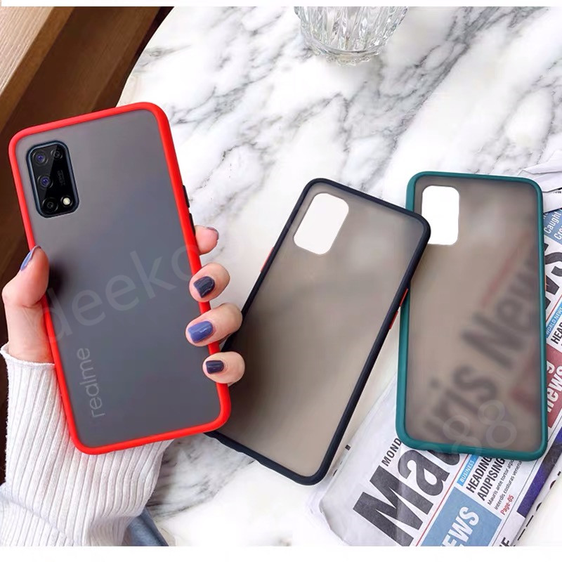 เคสโทรศัพท์ Realme 7 5G Casing Hard Case Matte Acrylic Phone Case TPU ...