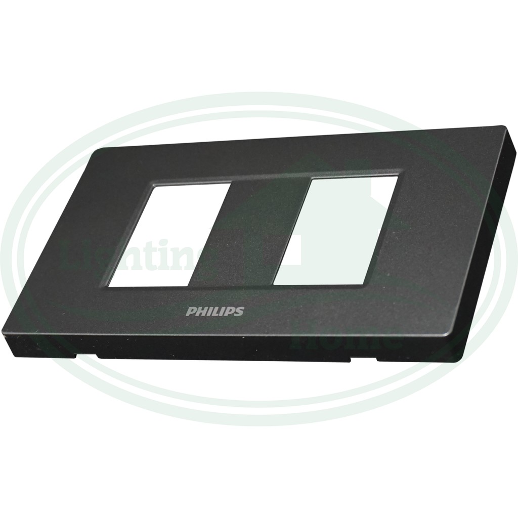 หน้ากาก 2 ช่อง Cover 2x1M + Grid Philips (แพ็ค 3 ชิ้น) | Shopee Thailand