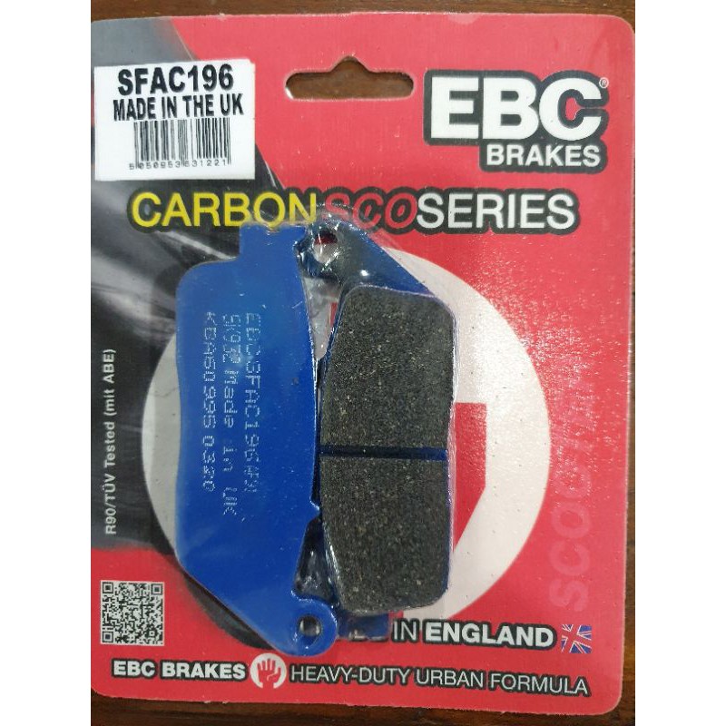 ผ้าเบรค EBC Brakes /ผ้าหน้า Forza Gen2 300 350, ADV350, Honda Rebel 300 ...