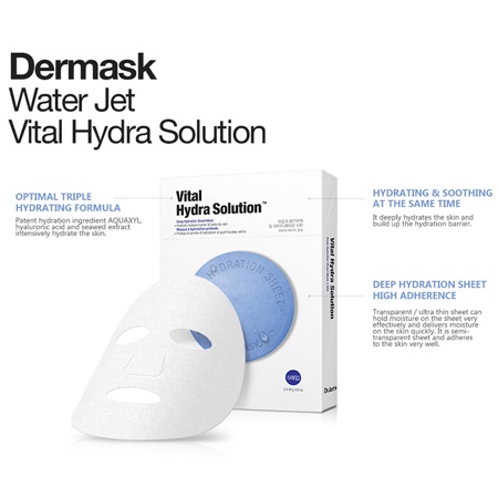 (🌼แท้ / พร้อมส่ง🌼) Dr.jart Vital Hydra Solution Mask ยกกล่อง 5 แผ่น ...