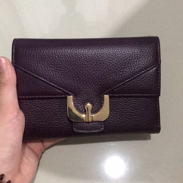 Coccinelle กระเป๋าเงิน รุ่น Ambrine สี plum | Shopee Thailand