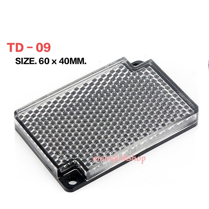 ราคาต่อ 1ชิ้น 👉👉 TD-09 TD09 แผ่นสะท้อน Sensor ขนาด 60*40มิล ใช้ Reflectors กับเซ็นเซอร์ | Shopee ...