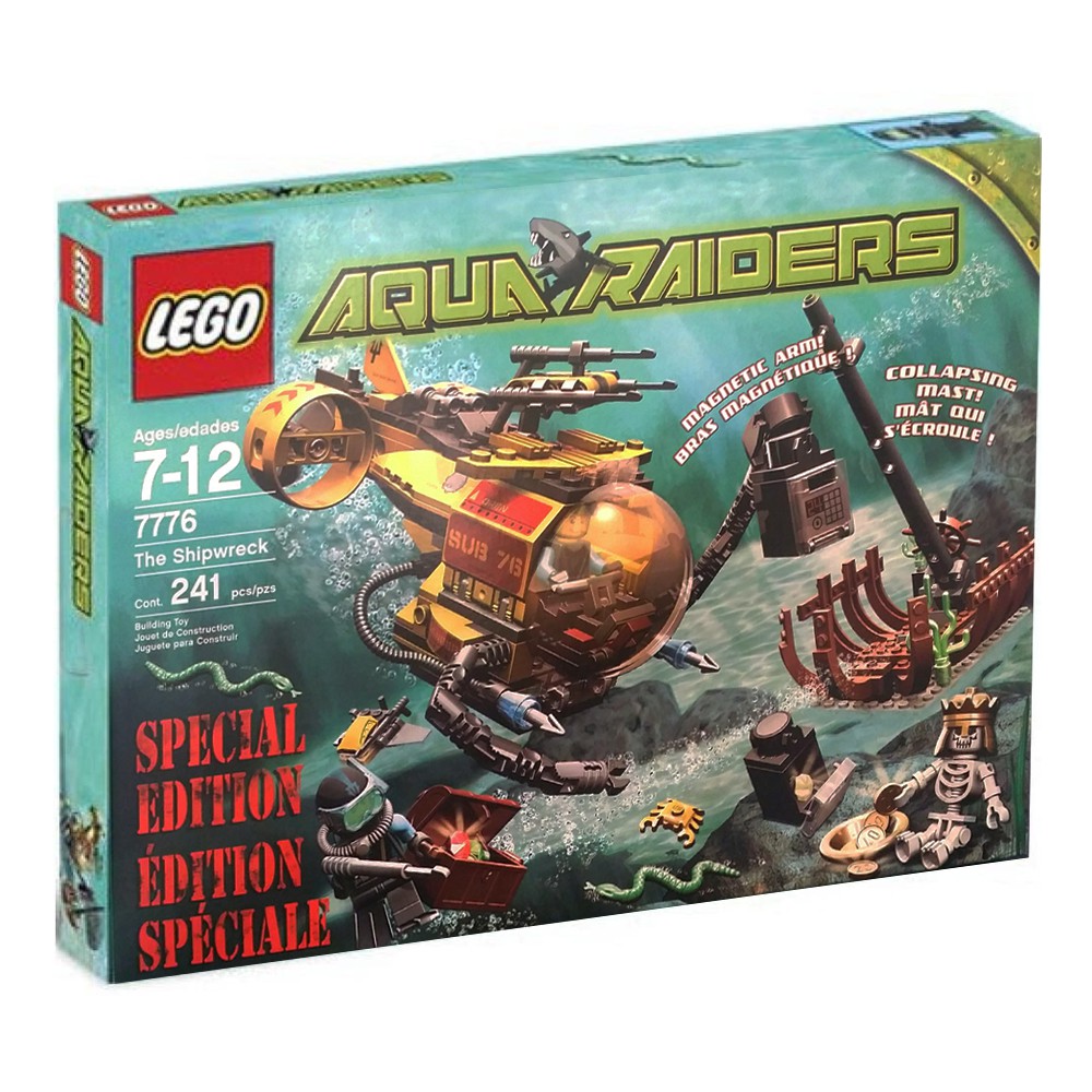 7776 : LEGO Aqua Raiders Aquaraiders The Shipwreck (สินค้ากล่องไม่สวย ...