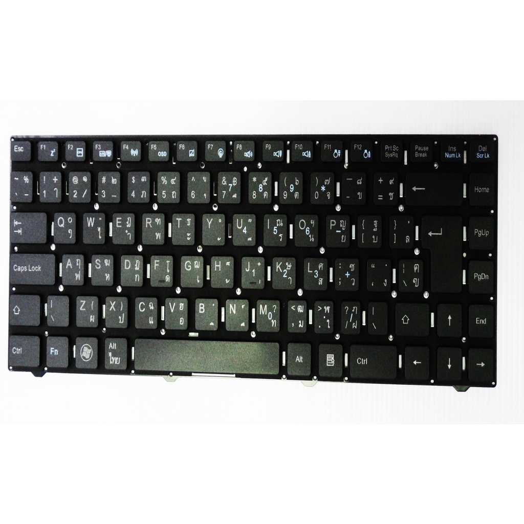 แป้นพิมพ์ คีย์บอร์ดโน๊ตบุ๊ค ACER ONE 14 / Aspire ONE 14 1401 Z1401 ...
