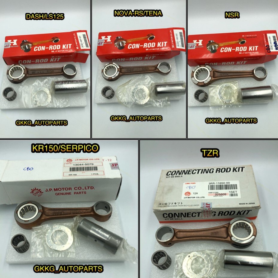 ☟ก้านสูบชุด J.P. 2T KR150,TZR,DASH,NSR,NOVA,VR150 มาตรฐานญี่ปุ่น☃ | Shopee Thailand