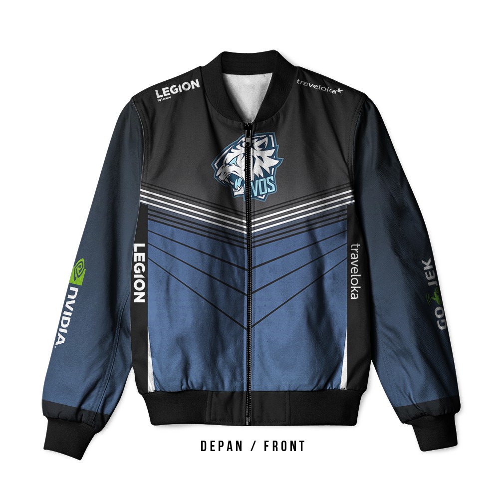 Evos Esport Gaming Bomber Jacket ผู้ชายผู้หญิง Fullprint | Shopee Thailand