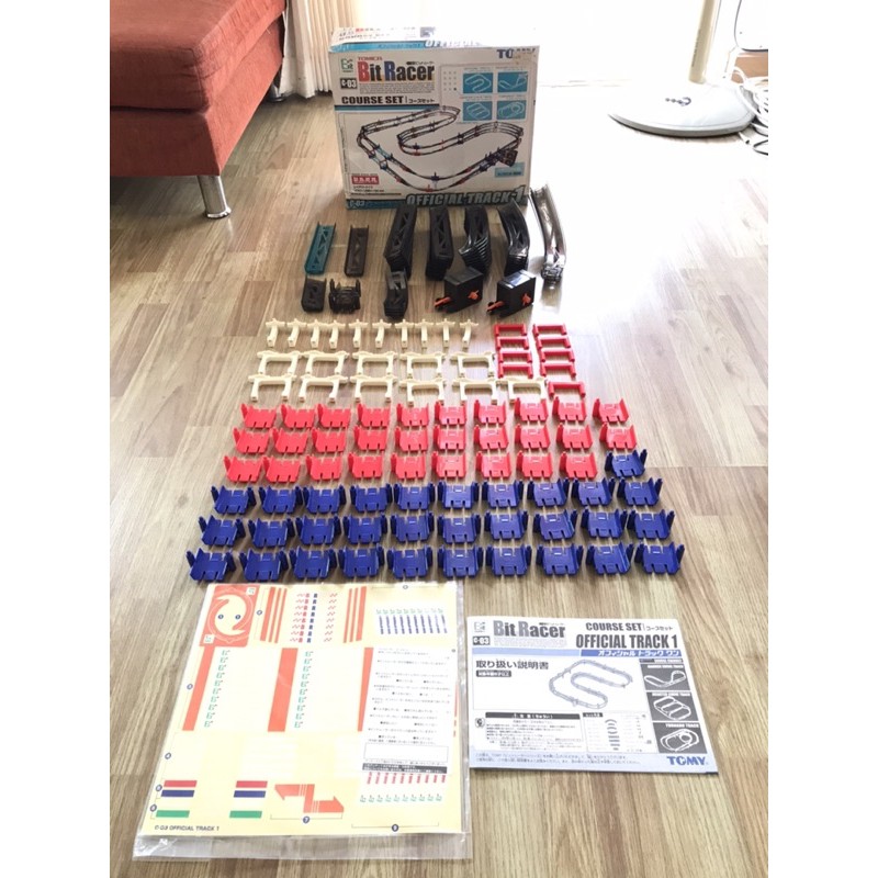 รางรถแข่ง 2 ช่อง TOMICA Bit Racer ยี่ห้อ Tomy มือสองญี่ปุ่น (สภาพ 98% ...