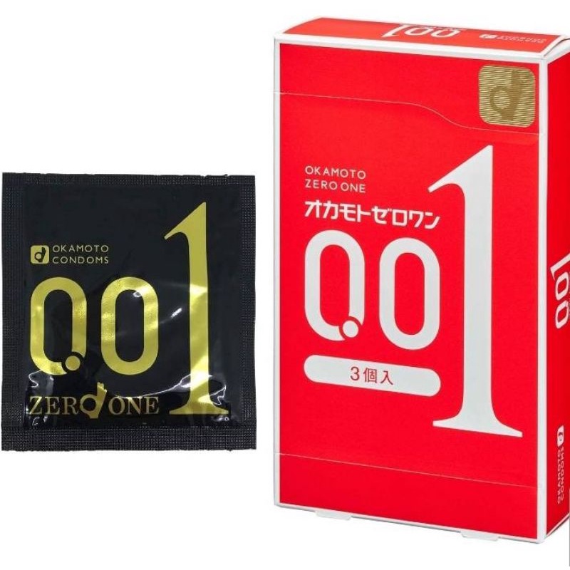 ถุงยางอนามัย Okamoto 001 Zero one 0.01 | Shopee Thailand