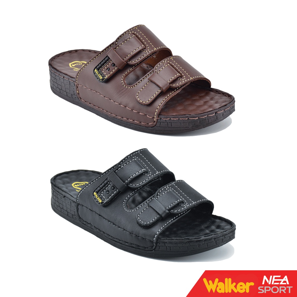 Walker WB655 Classic Leather Sandal รองเท้าแตะ หนังแท้ วอร์ดเกอร์ แท้ ...