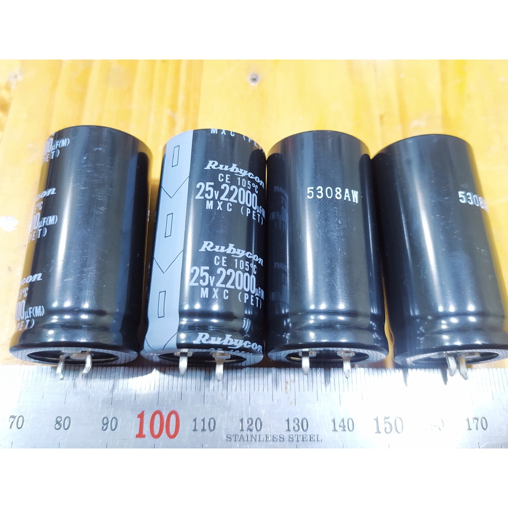 Rubycon Capacitor 22000uF 25V - ของแท้ | Shopee Thailand