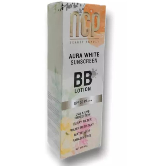 ครีมกันแดดNCP ออร่าไวท์ NCP Aura White Sunscreen BB Lotion Spf 50 ...
