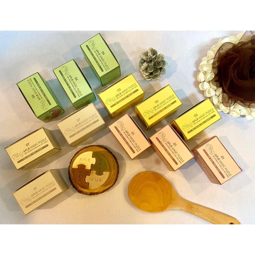 APLB Magic Puzzle Soap 4 สูตร จำนวน 12 ก้อน | Shopee Thailand