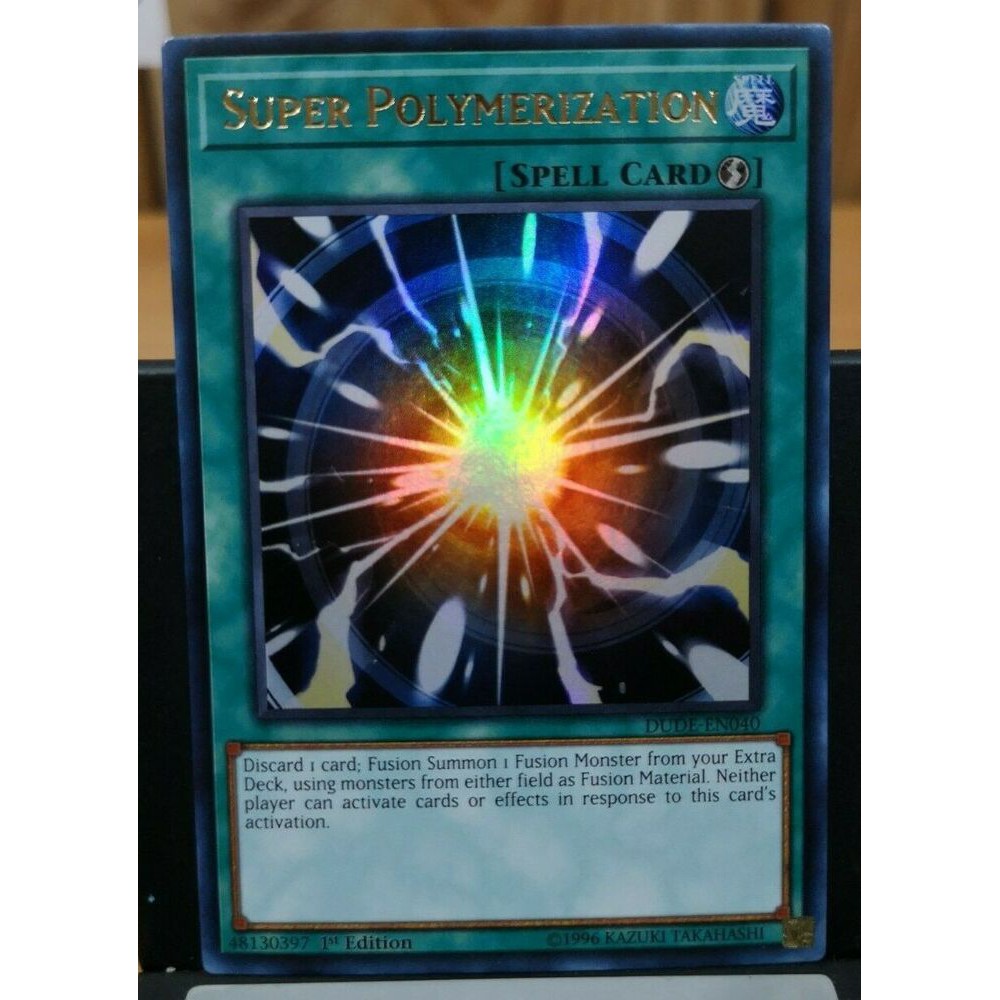 การ์ด YUGIOH - Super Polymerization - DUDE-EN040 - Ultra Rare | Shopee ...