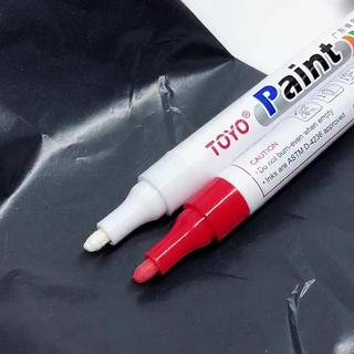 Toyo Paint ปากกายางมัลติฟังก์ชั่น ปากกาเขียนบนล้อ//ไม้/ผ้าใบ/แก้ว ...