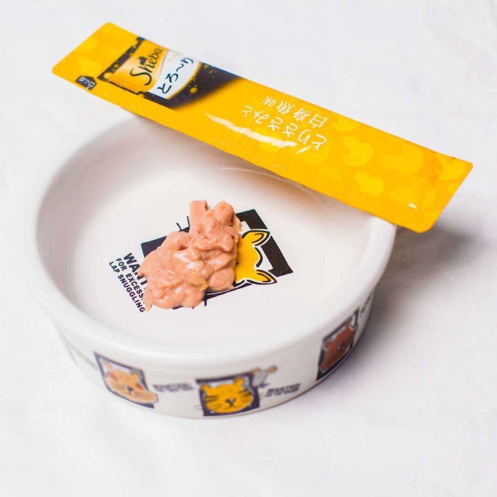 ☎⊙Xibao cat strips 48g นำเข้าเลียอาหาร soft pack เติมน้ำในลูกแมวและแมว ...