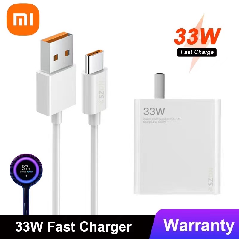 33w Fast Charger USB Power Adapter 6a Type-C สายชาร์จสําหรับ Xiao Mi Mi ...