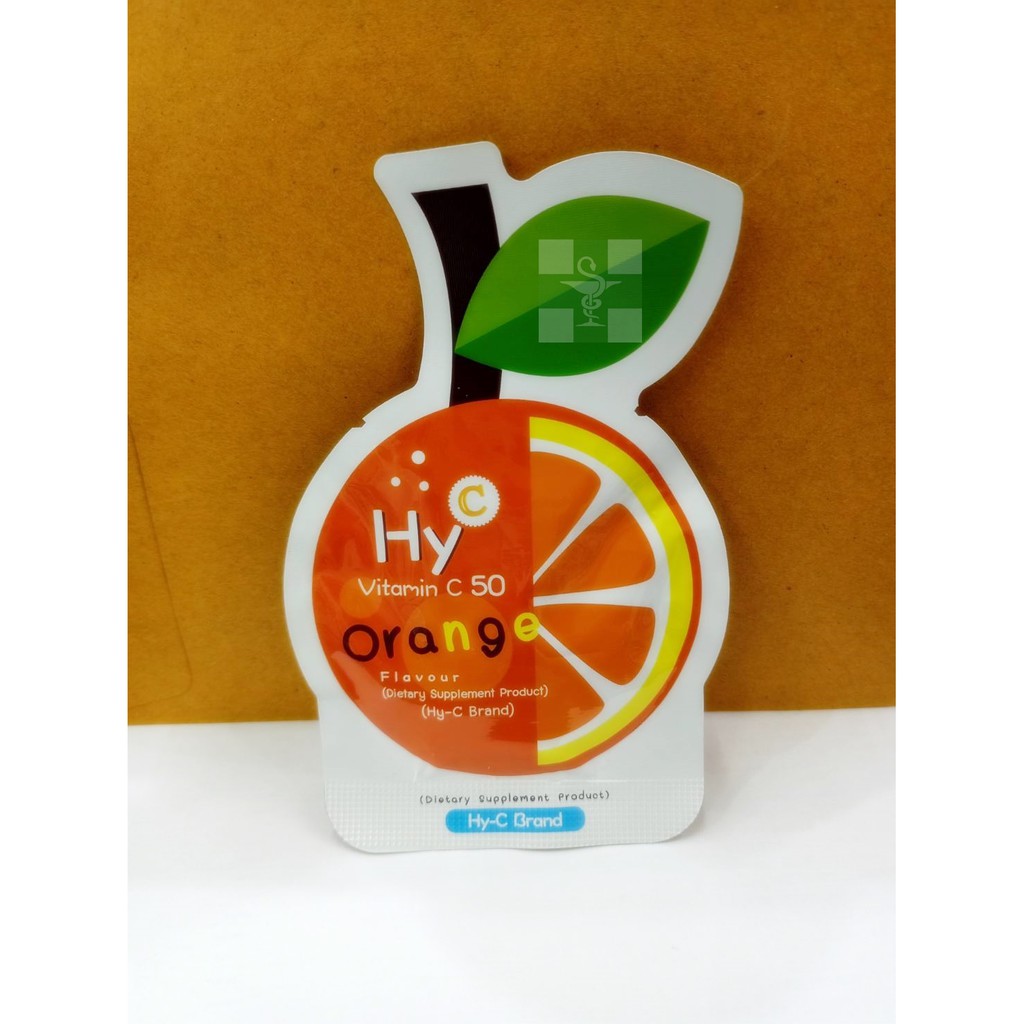 HY C VITAMIN C 50 MG วิตามินซี (1 ซอง ) สำหรับเด็ก | Shopee Thailand
