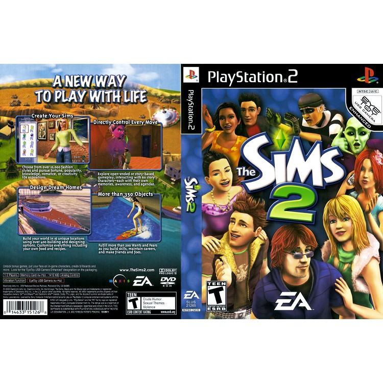 THE SIMS 2 [PS2 US : DVD5 1 Disc] | Shopee Thailand