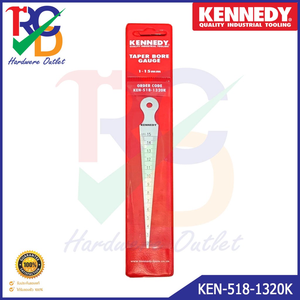 KENNEDY Taper Gauge เตเปอร์เกจ 1-15 mm. รุ่น KEN-518-1320K | Shopee ...