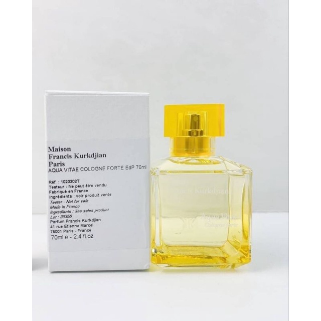 MFK Maison Francis Kurkdjian Paris edp 70ml (กล่องเทส แท้) | Shopee ...