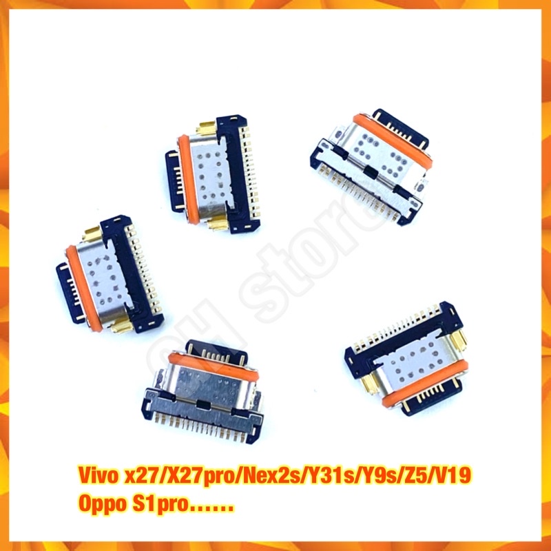 ก้นชาร์จ ตูดชาร์จ หัวชาร์จเปล่า Vivo x27/X27pro/v19,v20,X30/X30pro ...