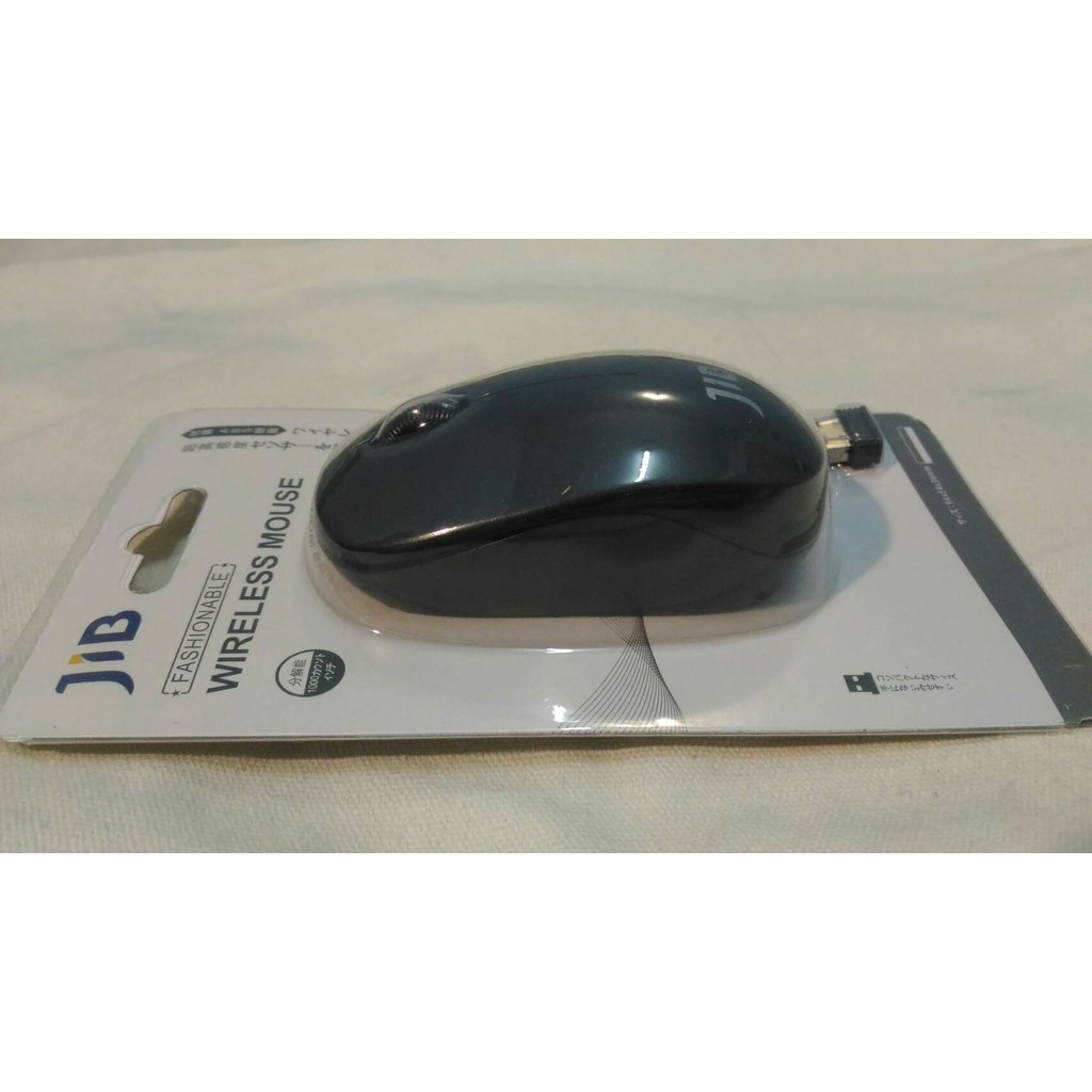 JIB Wireless Mouse แถมที่รองเม้าส์ฟรี | Shopee Thailand