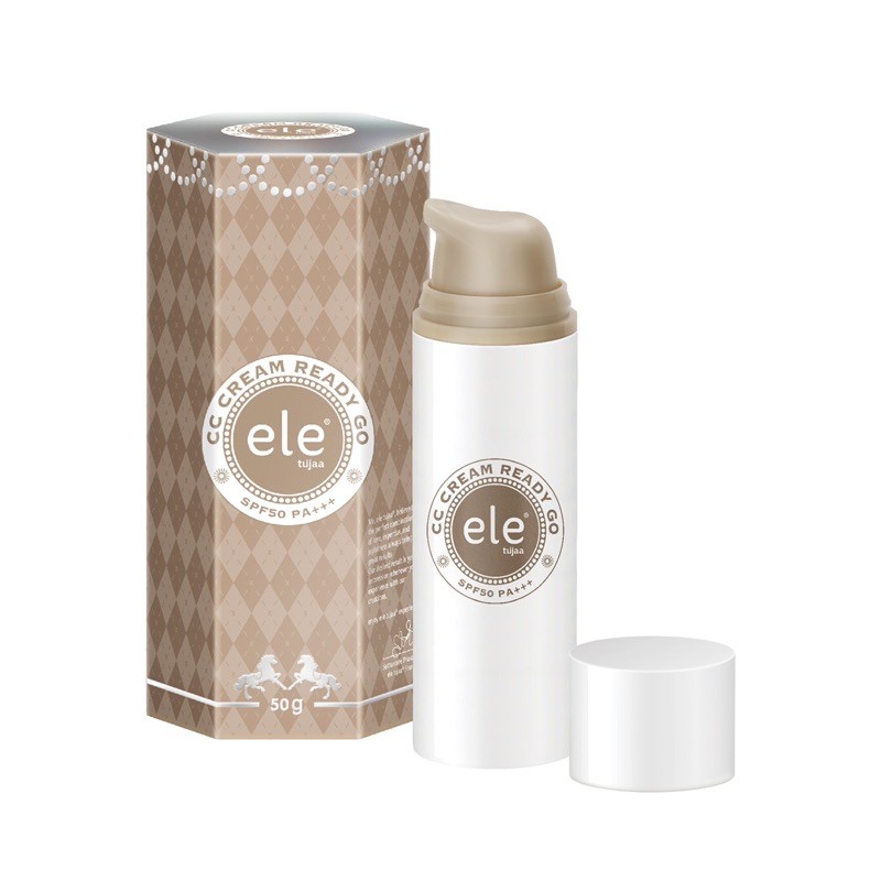 [OFFICIAL] ele tujaa® CC cream Ready Go SPF50 PA+++ (50g) รองพื้น คุม ...
