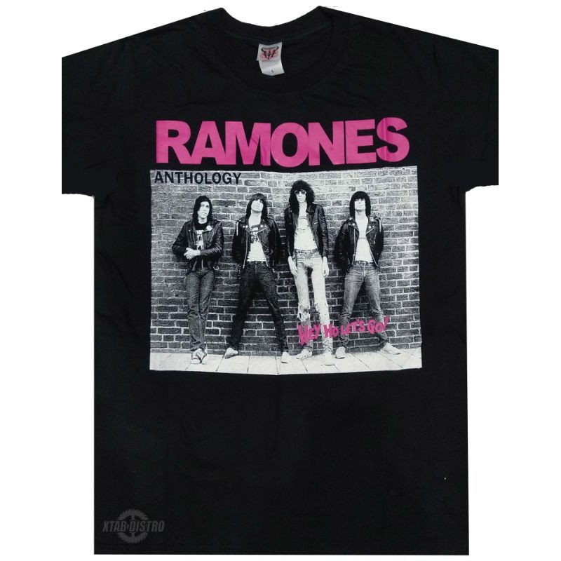 เสื้อยืด พิมพ์ลาย Ramones 3 Ramones Hey Ho Lets Go Band Hnm Rock N Roll