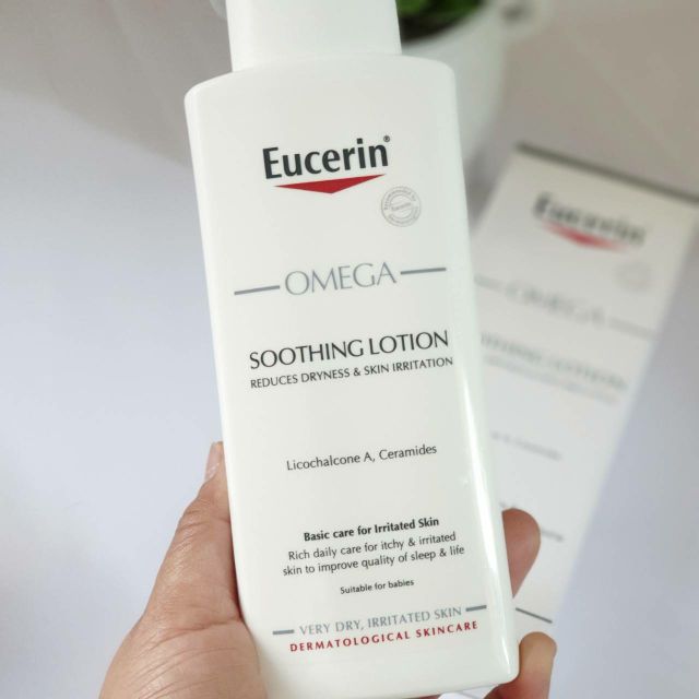EUCERIN Omega Soothing lotion 250ml. ( แพคเก็จไทย ) | Shopee Thailand