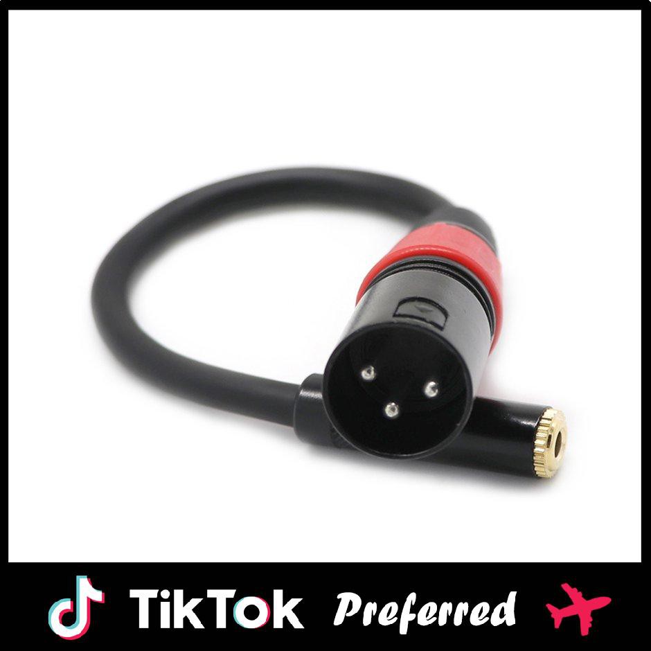 Hot Xlr Male Plug To 3 . 5 มม. Female อะแดปเตอร์สายเคเบิ้ลเสียงสเตอริโอ ...