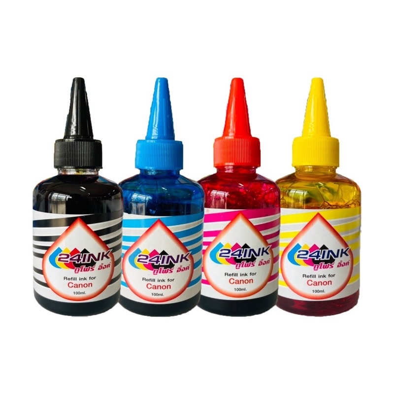 24INK น้ำหมึกชนิดเติมสำหรับ Canon ขนาด 100 ml. | Shopee Thailand