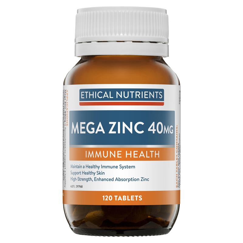 Ethical Nutrients Mega Zinc 40mg 120 Tablets | Shopee Thailand