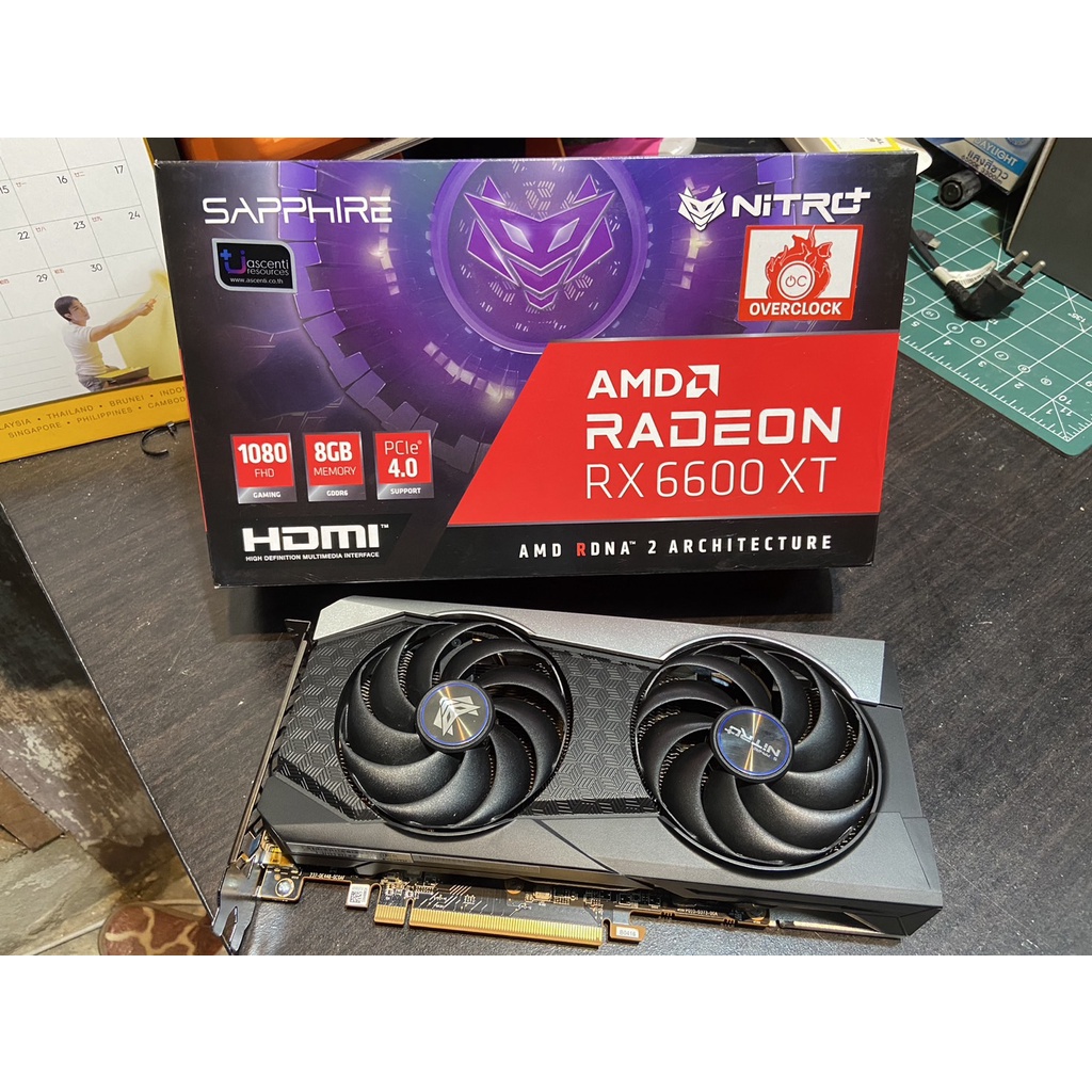 RX6600XT NITRO+ 8G AMD Radeon™ | Shopee Thailand