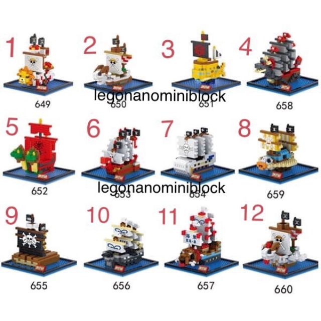 Legonano เลโก้ นาโน lego nano nanoblock มี 12 ลาย | Shopee Thailand