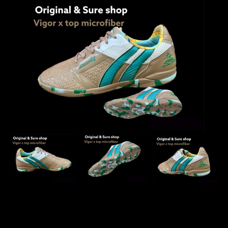 รองเท้าฟุตซอล pan vigor x top microfiber | Shopee Thailand