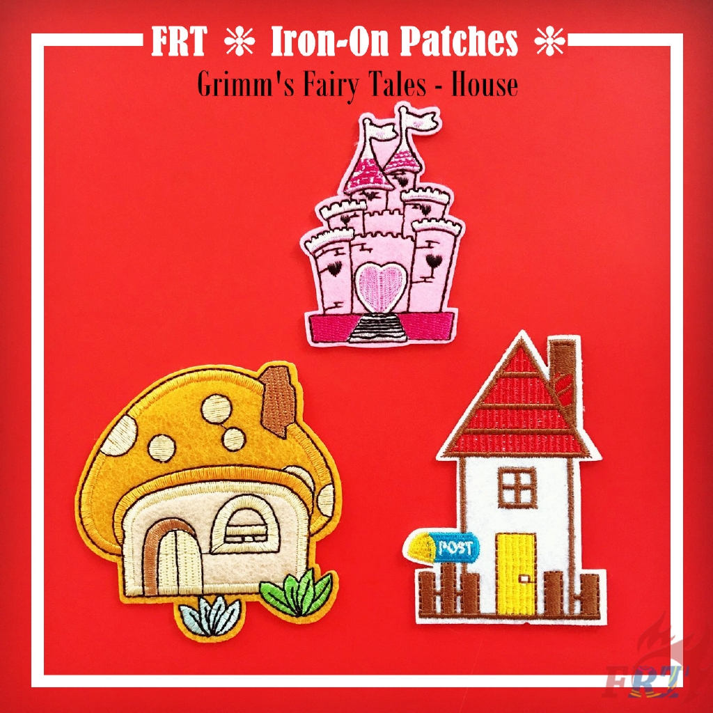 ☸ VSCO：Grimm's Fairy Tales - House Patch ☸ 1Pc Diy Sew on Iron on Badges Patches | Shopee Thailand