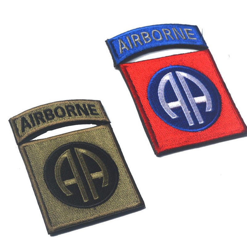 AIRBORNE 101 การแบ่งโจมตีทางอากาศ AA Army Badge ยุทธวิธีขวัญ Velcro Patch | Shopee Thailand