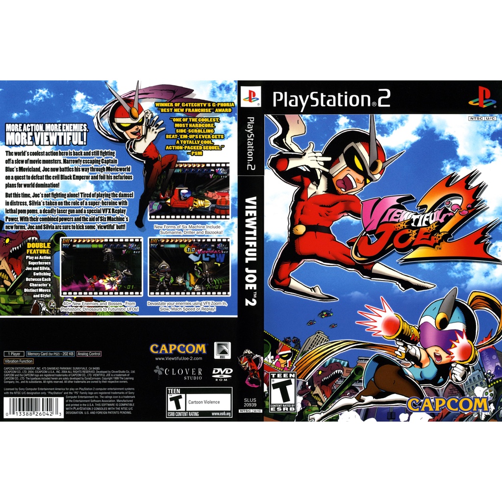 แผ่นเกมส์ PS2 Viewtiful Joe 2 คุณภาพ ส่งไว (DVD) | Shopee Thailand