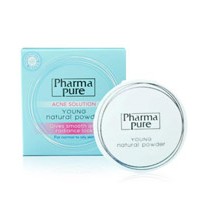 PharmaPure Young Natural Powder SPF 15 แป้งเนื้อละเอียด สูตรควบคุมความ ...