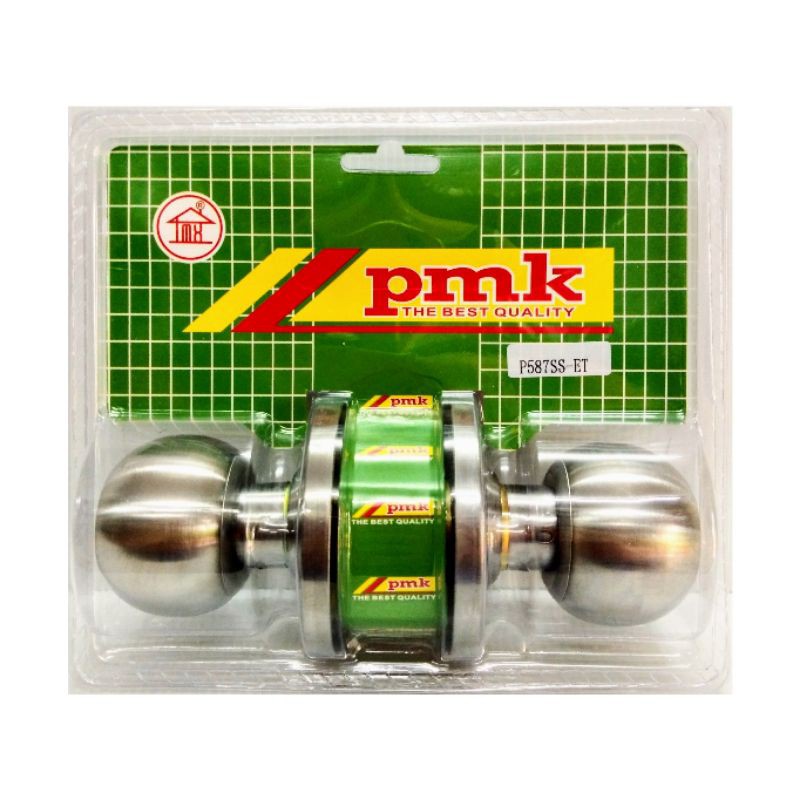 ลูกบิดประตูสแตนเลส ใส้ทองเหลืองแท้ PMK รุ่น P587 SS-ET พร้อมลูกกุญแจ3ดอก | Shopee Thailand
