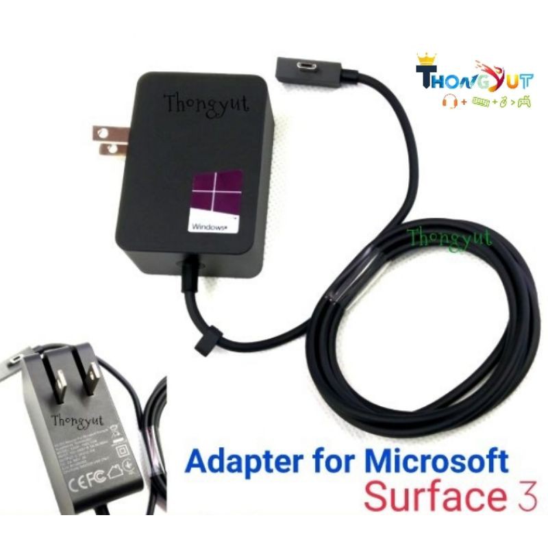 Adapter for Microsoft Surface 3 Windows Tablet PC 13W 5.2V 2.5A ...