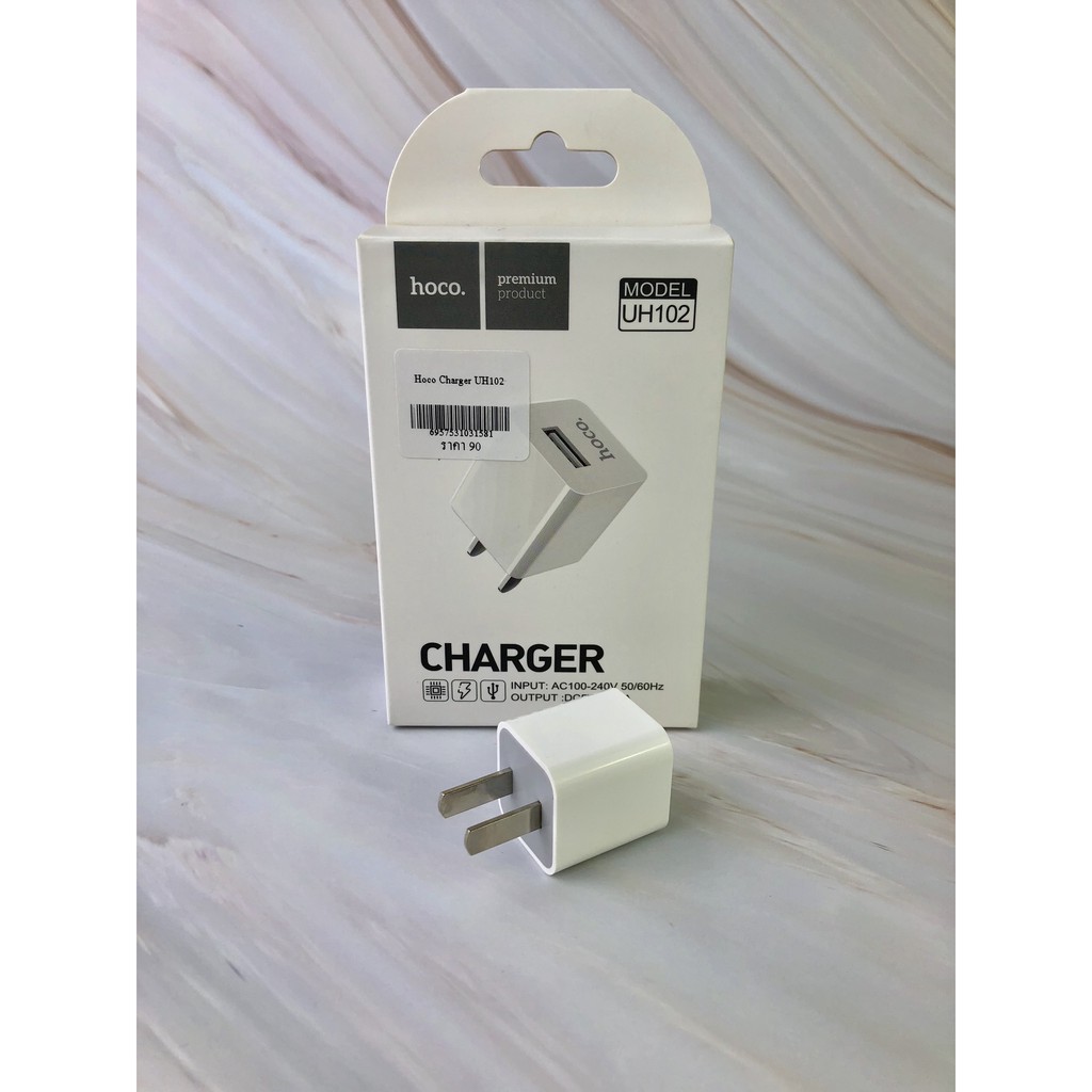 หัวชาร์จ Hoco Charger 1 USB Port รุ่น UH102 อะแดปเตอร์ USB ขนาดพกพา ของ ...