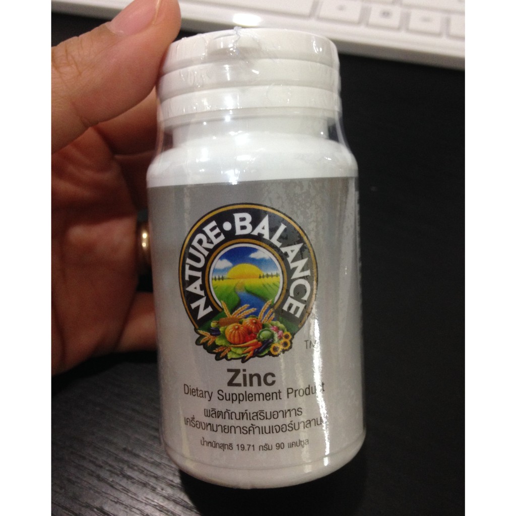 Zinc สังกะสี Nature Balance 90 เม็ด , Zinc Tab Tman 15 mg 100 เม็ด ลด ...