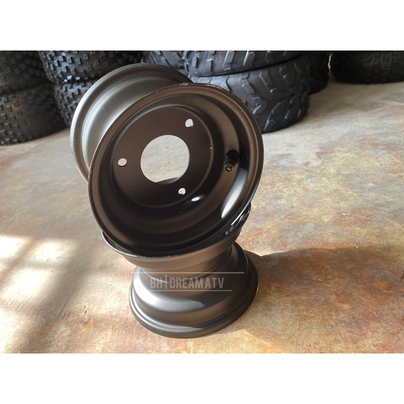 กระทะล้อเอทีวี6นิ้ว กระทะATV6นิ้ว กระทะ6นิ้ว 3รู ใส่ยาง 13*5-6/145/70-6 ...